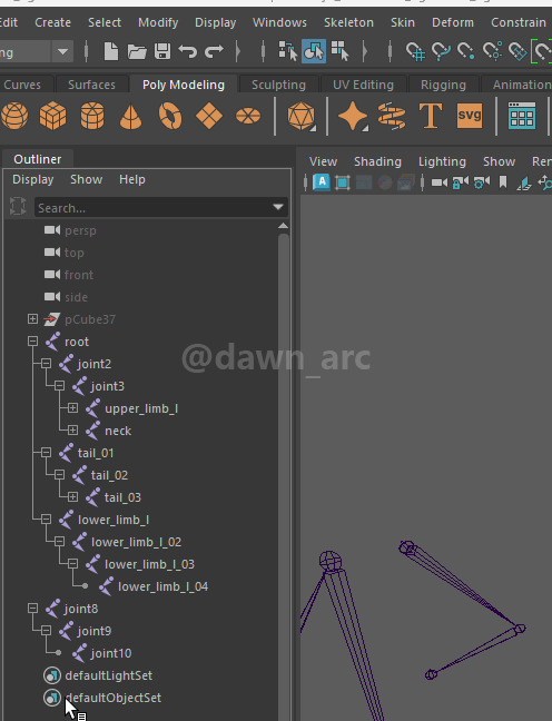 [Maya]Rigging 01 - Joint